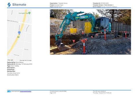 Progress Report Template For Construction Project