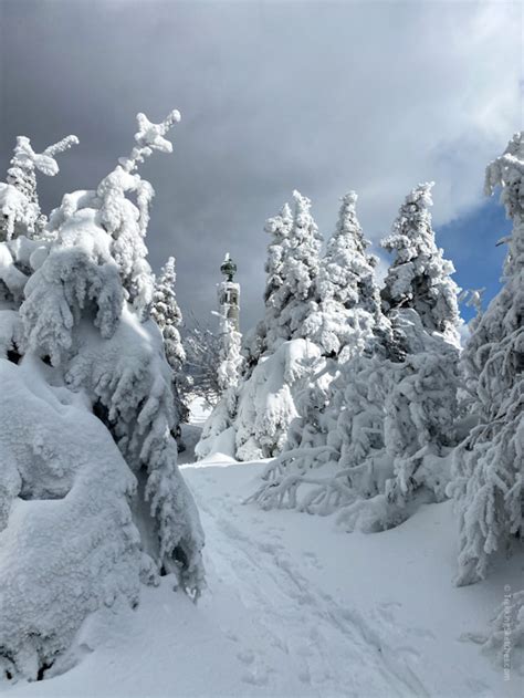 Mount Greylock In Winter Trekking Sketches