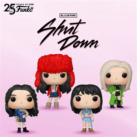 【pre Order】funko Pop Blackpink Set Of 4 Lisa Jennie Jisoo And Rose Shopee Thailand