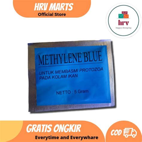 Jual Methylane Blue Obat Biru Bubuk Serbuk Obat Pembasmi Protozoa Dan