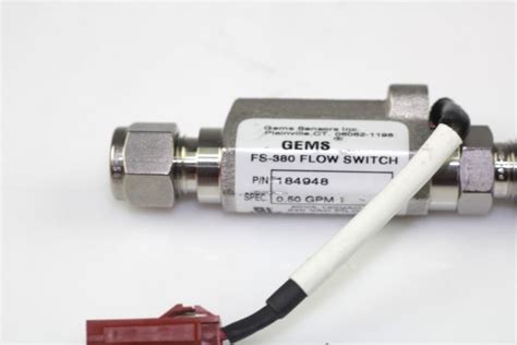Gems Fs 380 Flow Switch 184948 50gpm Amat 1270 03142