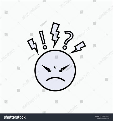 Difficult Icon Complicated Symbol Vector Stock Vector Royalty Free