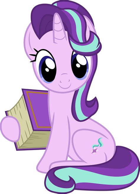 Starlight Glimmer With A Book By Cloudyglow On Deviantart