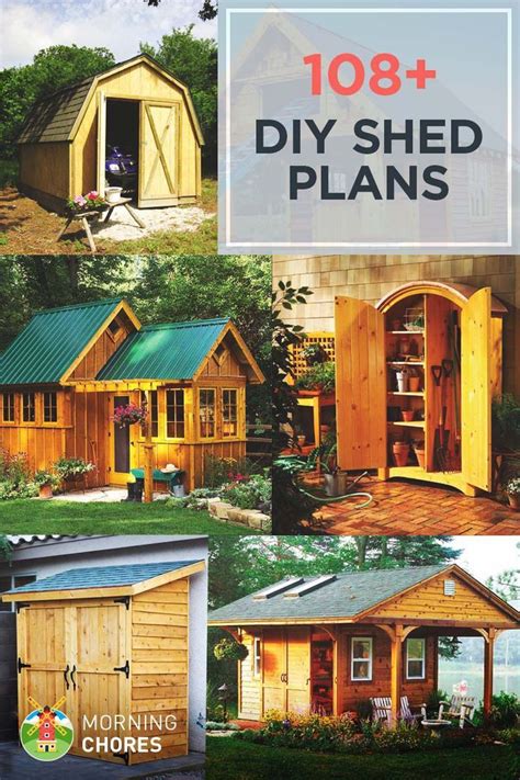 108 Free Diy Shed Plans And Ideas That You Can Actually Build In Your Backyard Shed Building