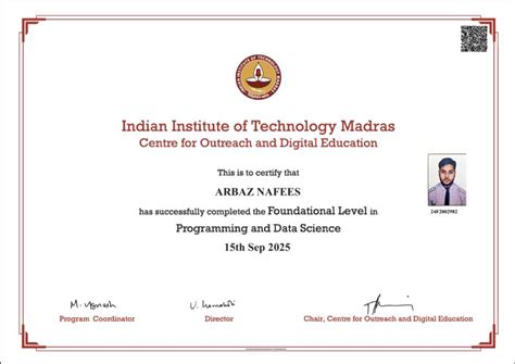 Iitmadras Datascience Continuouslearning Foundationlevel Python