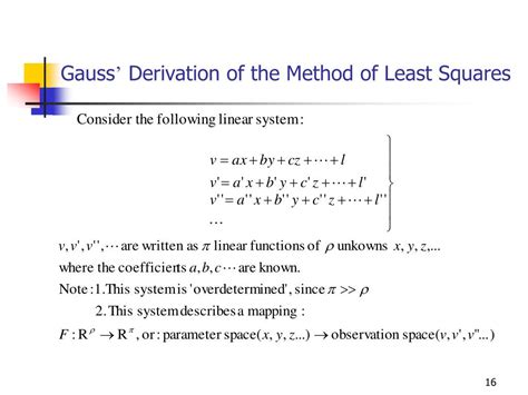 Ppt Gauss And The Method Of Least Squares Powerpoint Presentation
