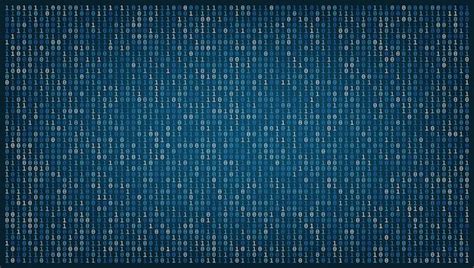Premium Vector Stream Of Binary Matrix Code On 16x9 Full Screen