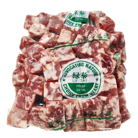 绿泰雪花牛肉粒2斤进口澳洲和牛牛肉块烧鸟串烤肉串商用食材清虎窝淘