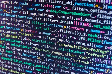 Developing Html And Technology Hacker Background Modern Application