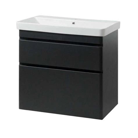 Купити Тумба ЮВВІС підвісна ТПБ 2 Д 100 з умивальником Vivace антрацит Svitsanteh