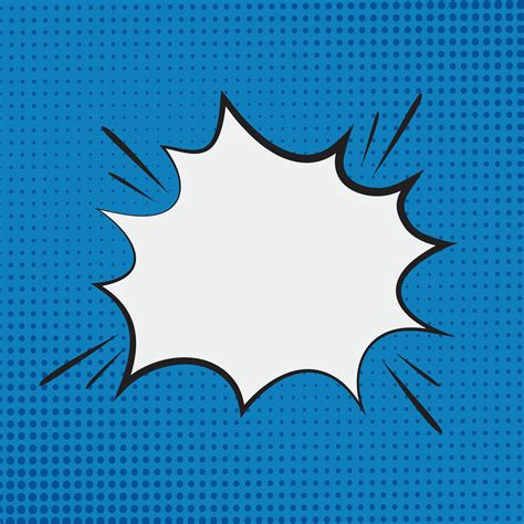 Speech Bubble On Pop Art Background Vector Art At Vecteezy