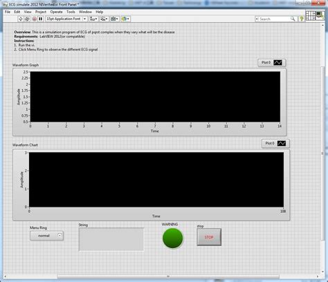Ecg Simulation Using Labview Ni Community