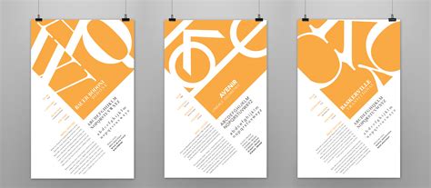 Typography Poster Set Leslie A Miller