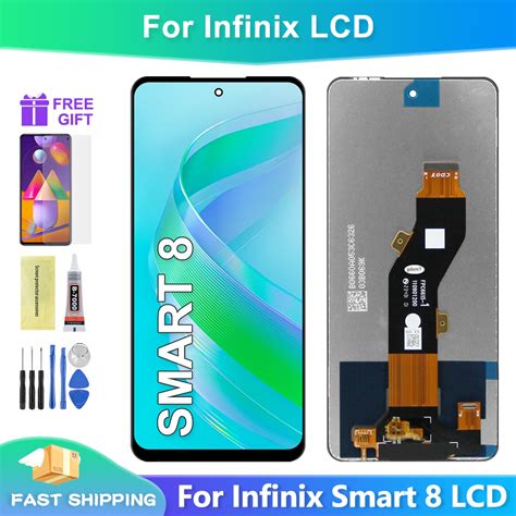 Original Lcd For Infinix Smart 8 Smart 8 Hd Smart 8 Pro X6525 X6525b Lcd Display Touch