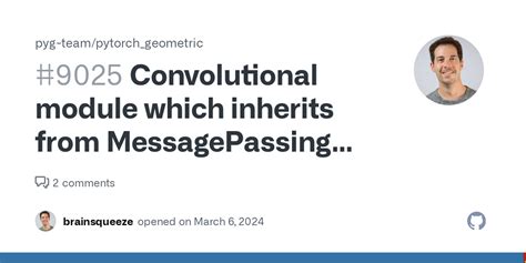 convolutional module which inherits from messagepassing throws oserror