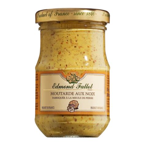Edmond Fallot Mostaza De Dijon Con Nueces Tarro 105 Gr