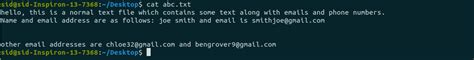 Extract Emails From A Text File Using Grep Command Linuxfordevices