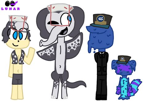 2 Humanized And Mammal Au Versions By Lunarthekitsune99 On Deviantart