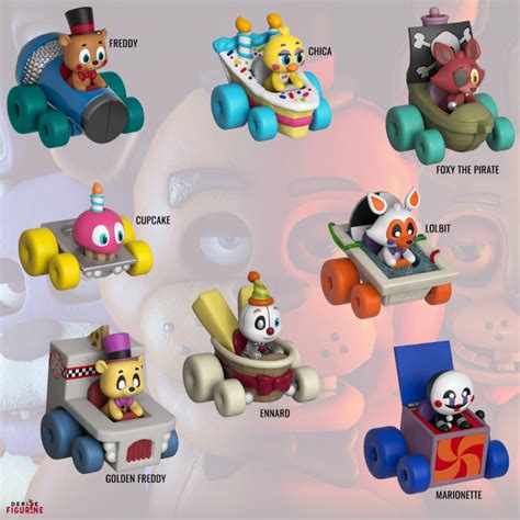 Figure Of Your Choice Super Racer Five Nights At Freddys Funko