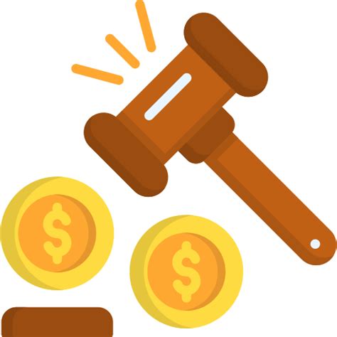 Subasta Iconos Gratis De Negocios Y Finanzas