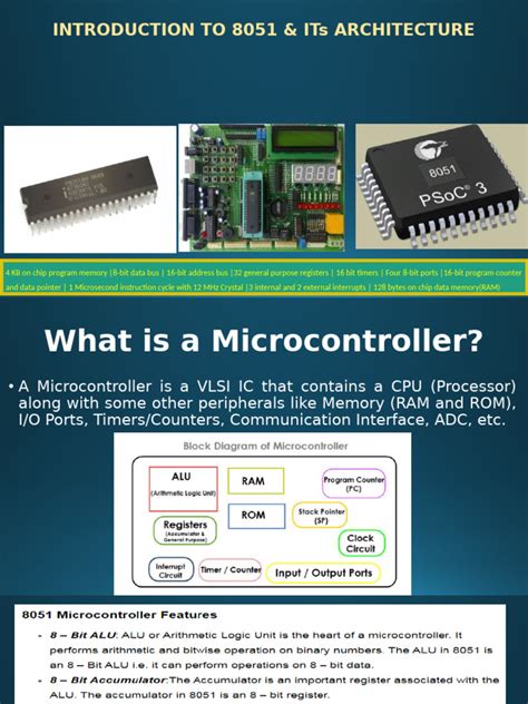 Unit5 8051 Architecture Pdf Central Processing Unit Microcontroller
