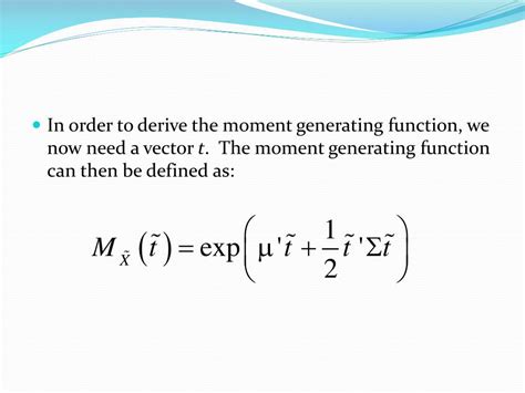 Ppt Moment Generating Functions Powerpoint Presentation Free