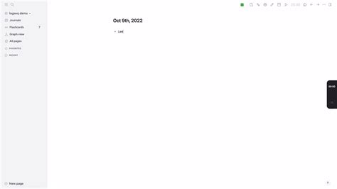 Logseq Demo Creating A Template Descript