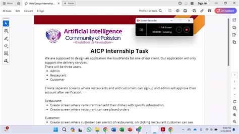 [video] Bilal Arshad On Linkedin This Is My Aicp Internship 3 0 Web Design Week 5 Task…
