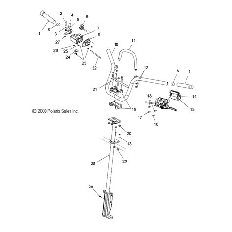 Control Assembly Left Part 2010369 Polaris Snowmobiles