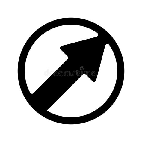 Black Arrow In A Circle Vector Icon Up Arrow Vector Circle With Arrow