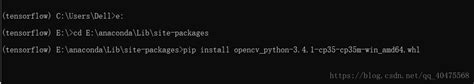 Win10下cv2安装（ Python 35 Version）以及常见错误解决方案win10 Python 安装cv2 库失败了 Csdn博客