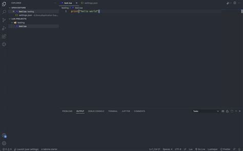 Why Can I Not Run My Lua File In Vs Code Rlua