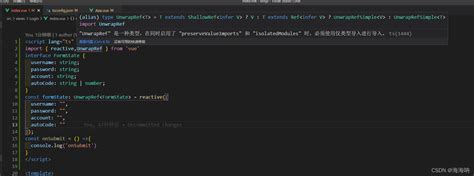 Unwrapref 是一种类型，在同时启用了 Preservevalueimports 和 Isolatedmodules 时，必须使用仅类型导入进行导入。 Csdn博客