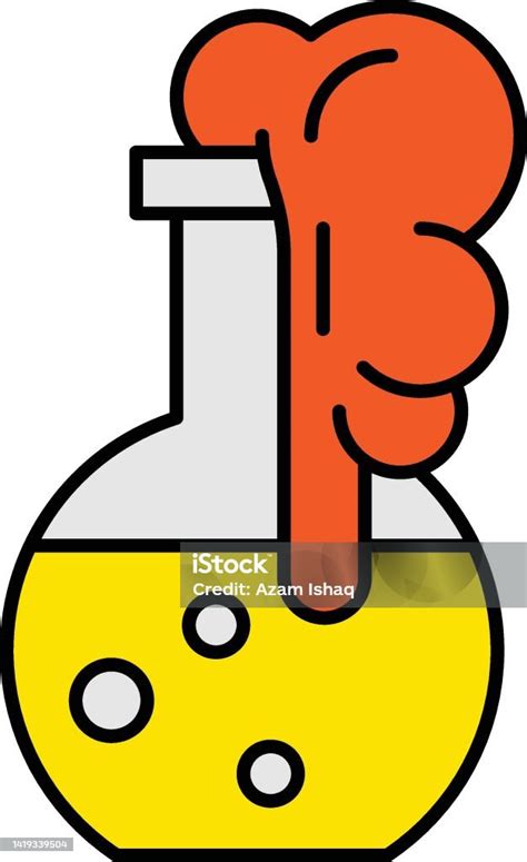 화학 끓는 개념 실험실 실험 실패 벡터 색상 아이콘 디자인 생화학 기호 생명 공학 및 생화학 기호 과학 및 엔지니어링 스톡