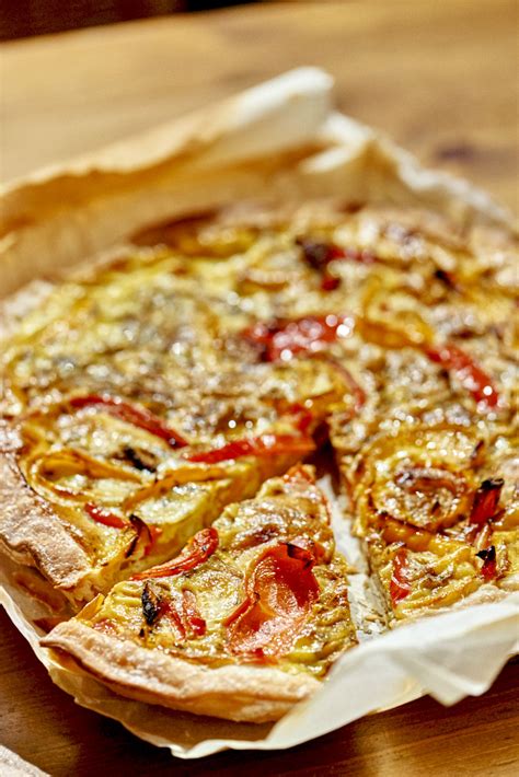 Tarte Aux Poivrons Recette Facile Et Rapide
