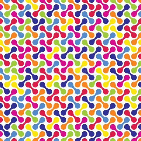 Metaball Seamless Pattern Background Vetor Stock Vector Illustration