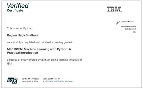 ragam sindhuri on linkedin machinelearning python datascience ibm