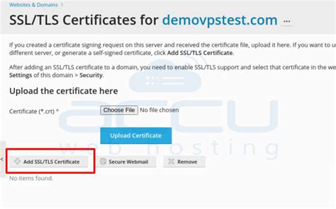 how to install third party ssl cerficate for your webmail in plesk