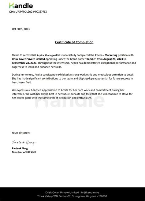 Arpita Khanagwal On Linkedin Internship Internshipcompletion