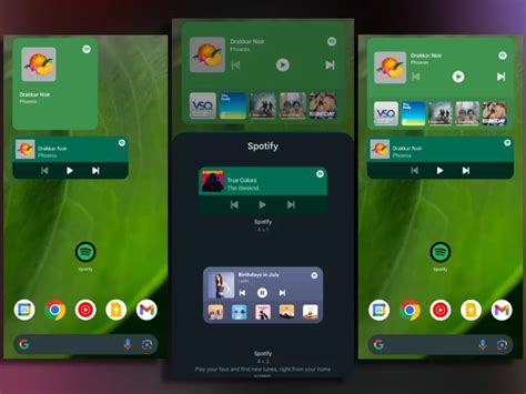 spotify rolls out new refreshed widgets for android gizmochina