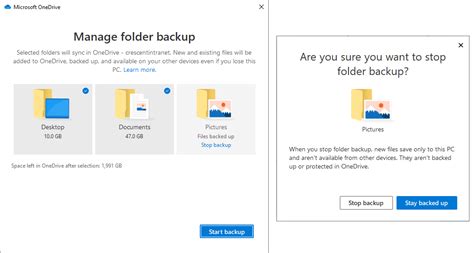 Backup My Documents Desktop And Pictures Folders To OneDrive