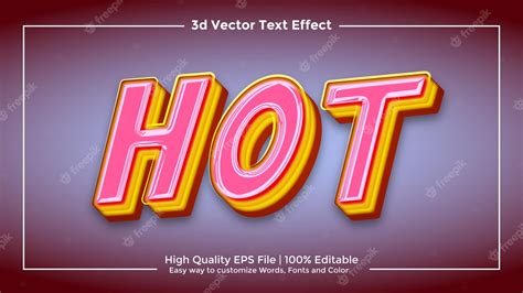 Premium Vector Fully Editable Title 3d Text Effect High Quality Eps