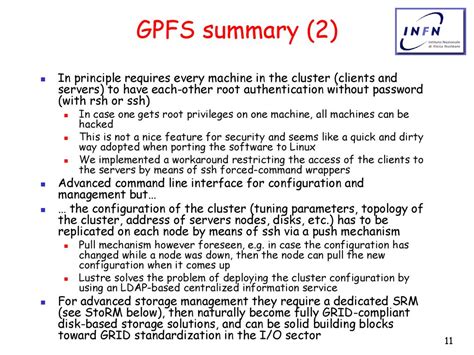 Experience With GPFS And StoRM At The INFN Tier 1 Ppt Download