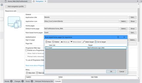 Enabling Security And Adding A Login Page Mendix