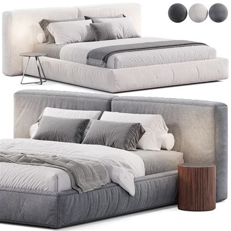 Bonaldo Fluff Bed 3d Model For Corona