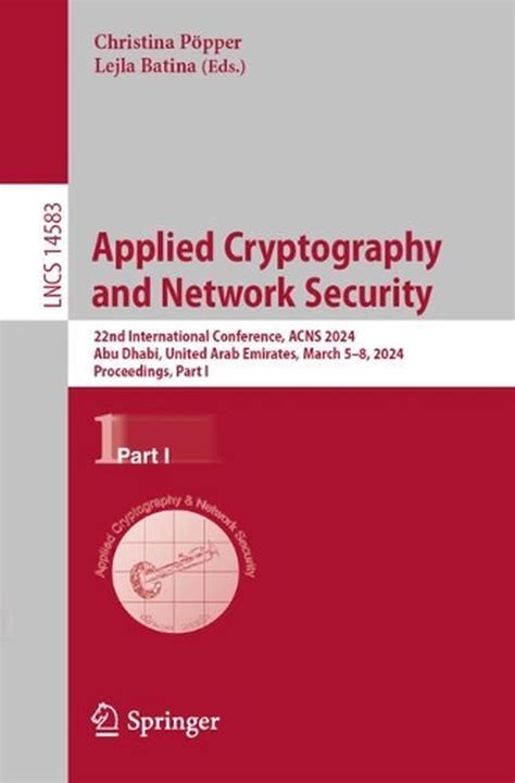 Applied Cryptography And Network Security By Christina Pöpper