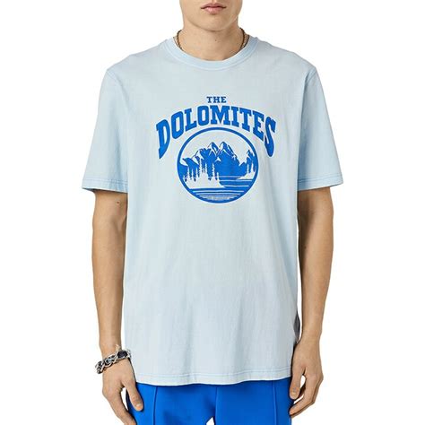 【楽天市場】 Diesel ディーゼル メンズ プリント ピグメント加工 半袖tシャツ カットソー【t Just C16】【サイズm】【ライトブルー】die M T F4 4ka 《メーカー