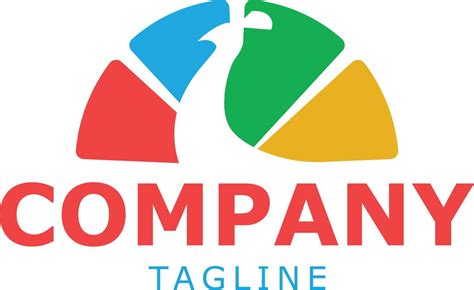 Colorful Peacock Logo 15939627 Vector Art At Vecteezy