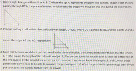 Solved Draw A Right Triangle With Vertices A B C Where Chegg