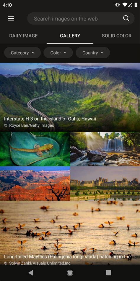 Microsoft S Bing Wallpapers App Makes It To Android With More Functionalities Neowin